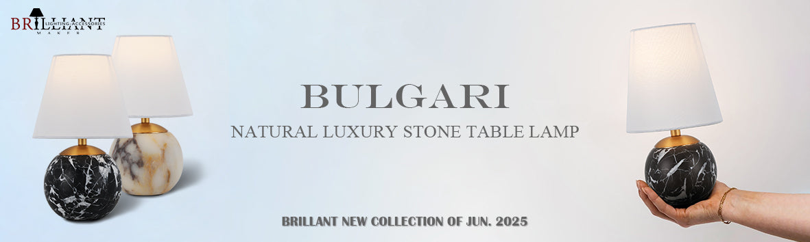 Brilliant Maker June 2025 "BULGARI Natural Luxury Stone Table Lamp ...